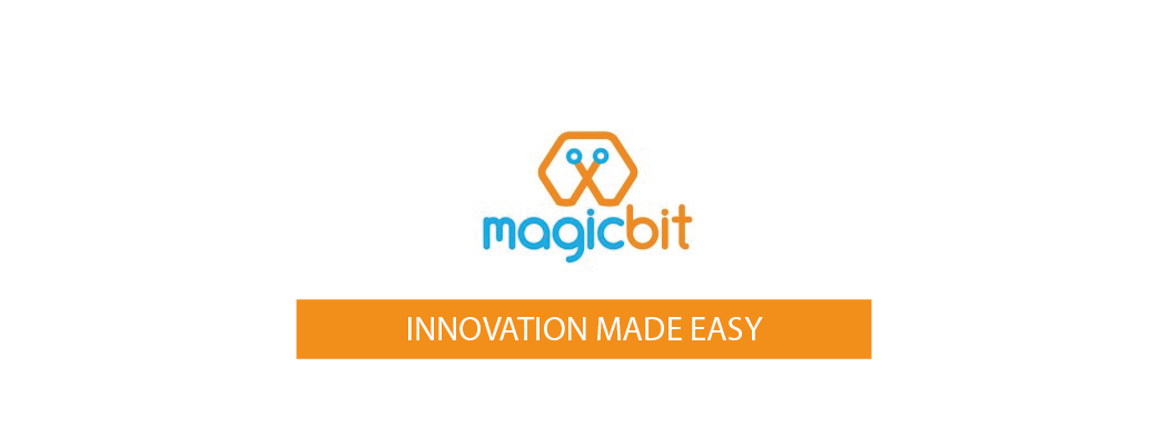 Magic Bit Logo and tagline Innovation Made Easy